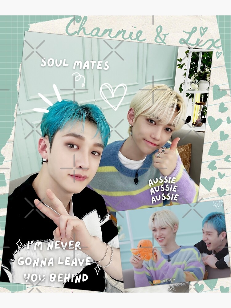 "Stray kids Chan and Felix fan art - ChanLix" Art Print for Sale by ...