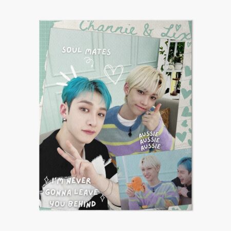 "Stray kids Chan and Felix fan art - ChanLix" Art Board Print for Sale ...