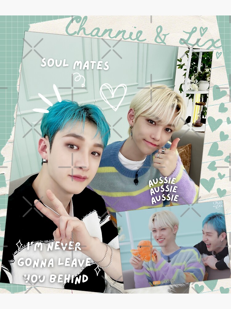 "Stray kids Chan and Felix fan art - ChanLix" Sticker for Sale by ...