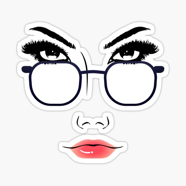 "Angel Face" Sticker for Sale by Abbiedesing | Redbubble