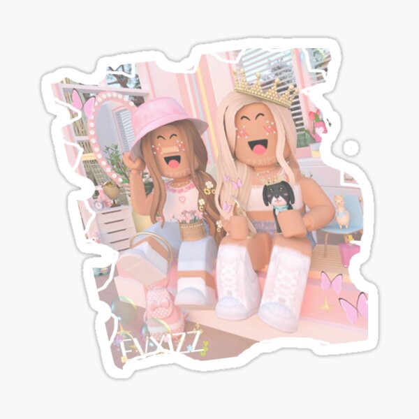 "aesthetic roblox girl" Sticker for Sale by STANFORT | Redbubble