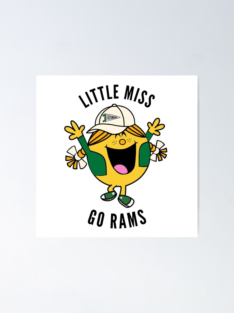 "Lil Miss Go Rams" Poster for Sale by oliviapaz | Redbubble
