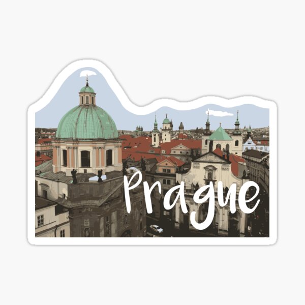 Prague Stickers | Redbubble