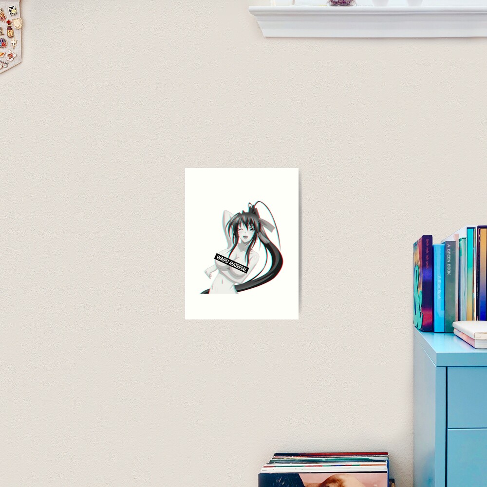 "High school DxD Akeno Himejima Waifu material" Sticker by HentaiK1ng ...