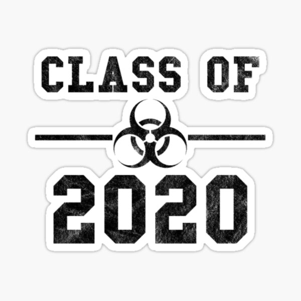 "Class Of 2020 Quarantine Version" Sticker for Sale by PokeLogo | Redbubble