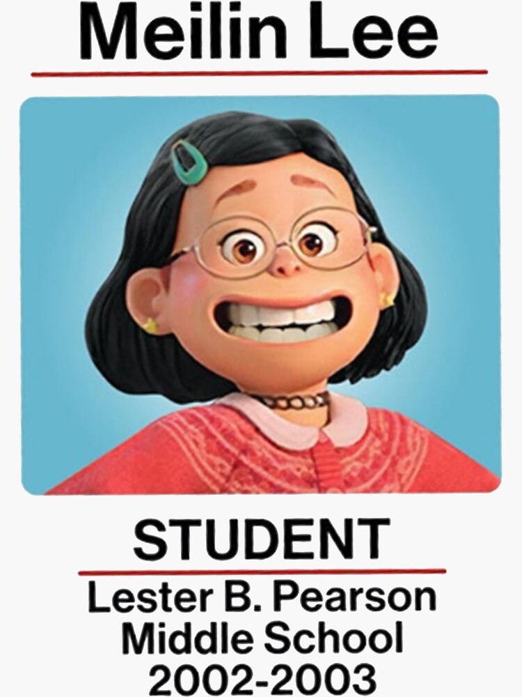 "Turning Red Mei classic" Sticker for Sale by Duane475 | Redbubble