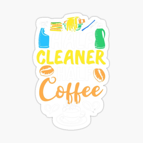 "Cleaner Outfit Domestic Worker Housekeeper Cleaning House" Sticker for ...