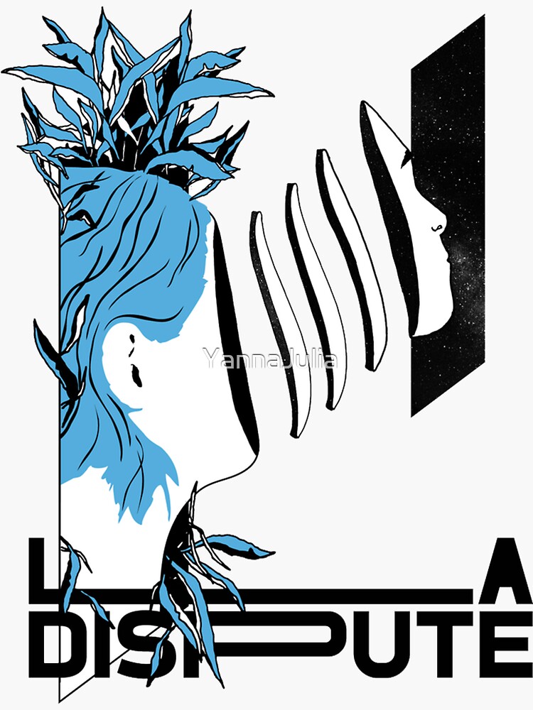 "La Dispute" Sticker for Sale by YannaJulia | Redbubble