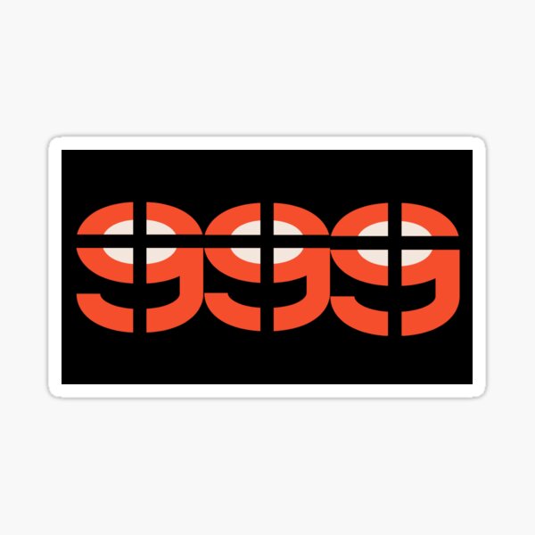 "999" Sticker for Sale by MindMirage999 | Redbubble