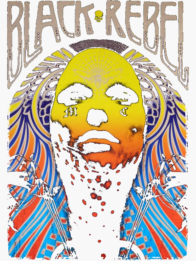 "BLACK REBEL MOTORCYCLE CLUB - BAND" Sticker for Sale by plankwolf ...