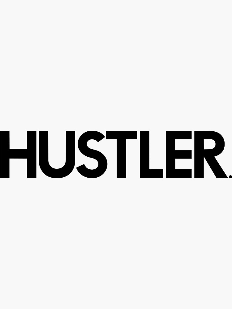 "HUSTLER Billiards Pool Designer Artwork" Sticker for Sale by ...
