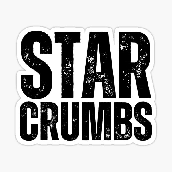 "Star Crumbs" Sticker for Sale by weeomano | Redbubble