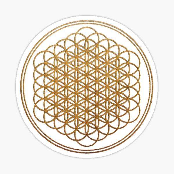 "Sempiternal Gold" Sticker for Sale by morgantisa | Redbubble