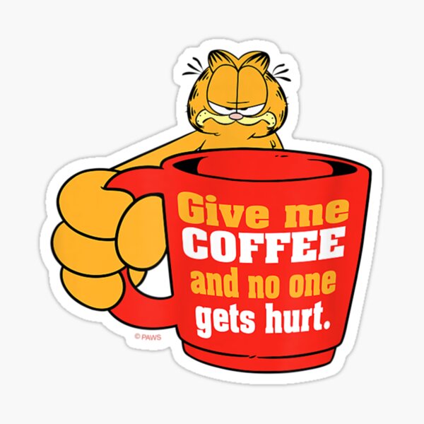 "Give Me Coffee" Sticker for Sale by JackSmith19 | Redbubble