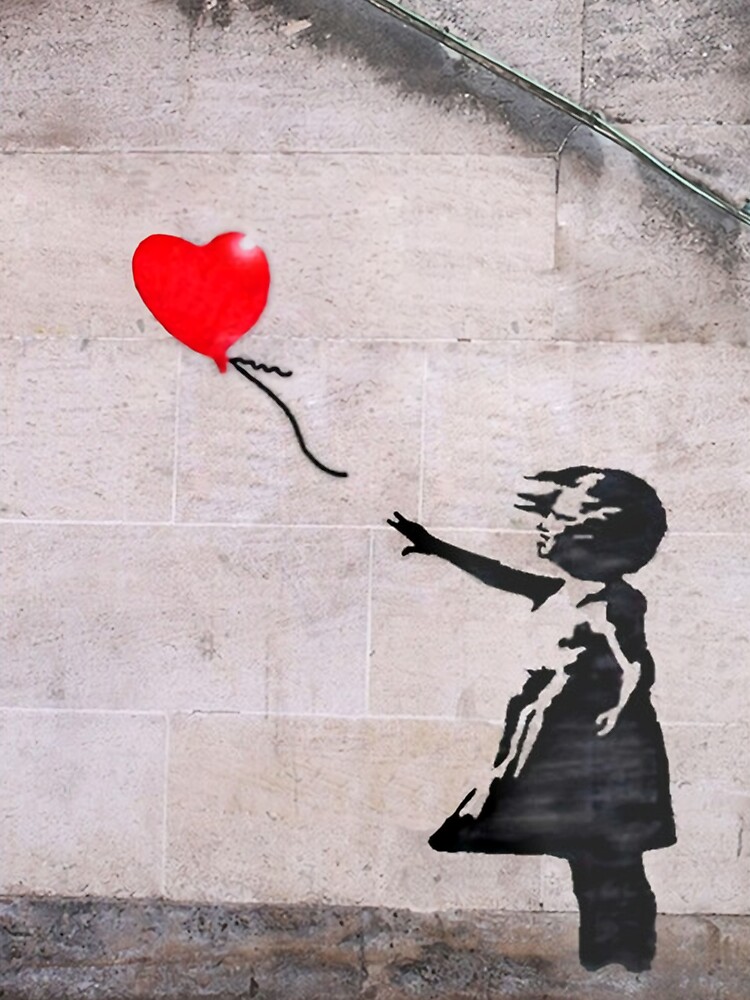 ";Banksy, Hope poster" Sticker for Sale by jamesl3sweat | Redbubble