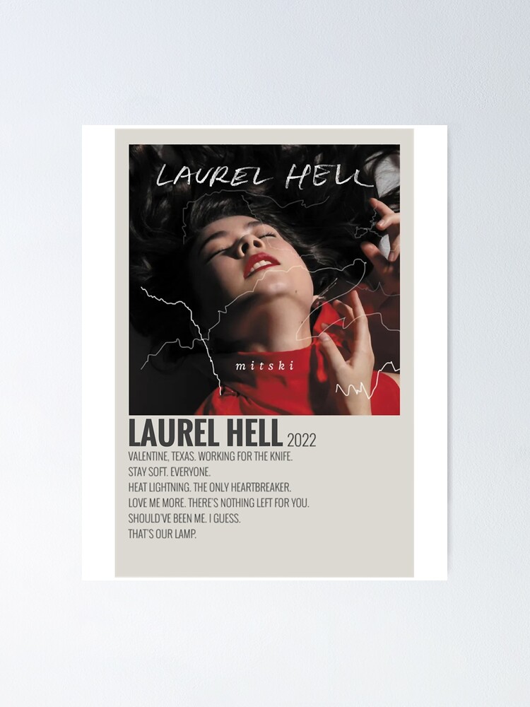 "Mitski Laurel Hell Album" Poster for Sale by jenkinsdiza47 | Redbubble
