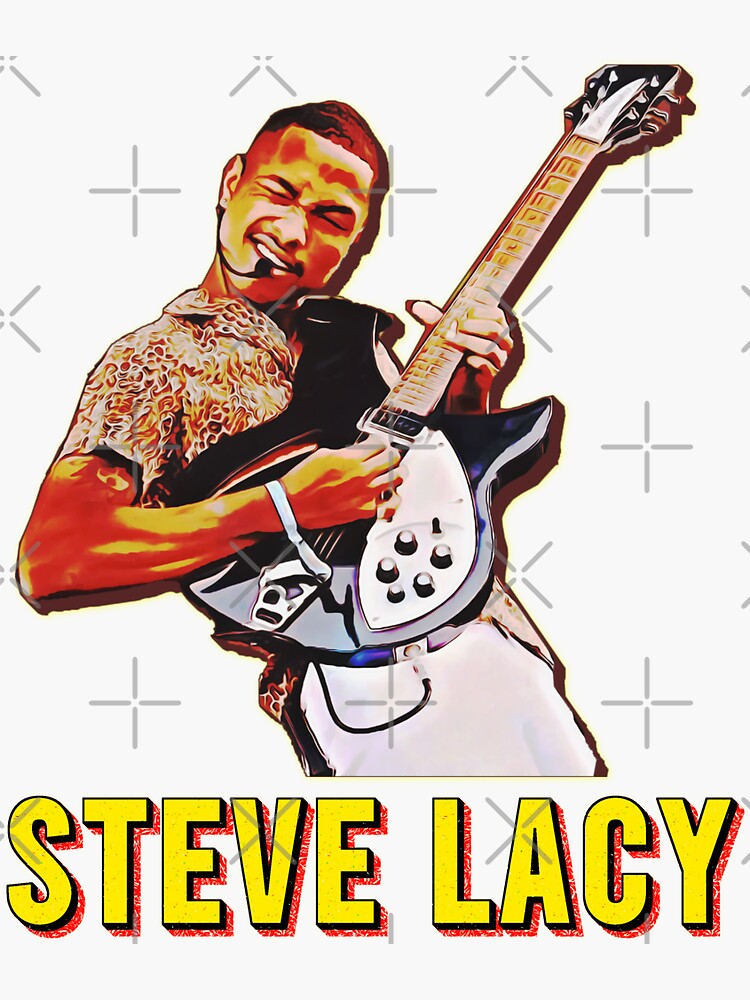 Steve Lacy Guitarist Retro Drawing Sticker For Sale By Sealite Redbubble