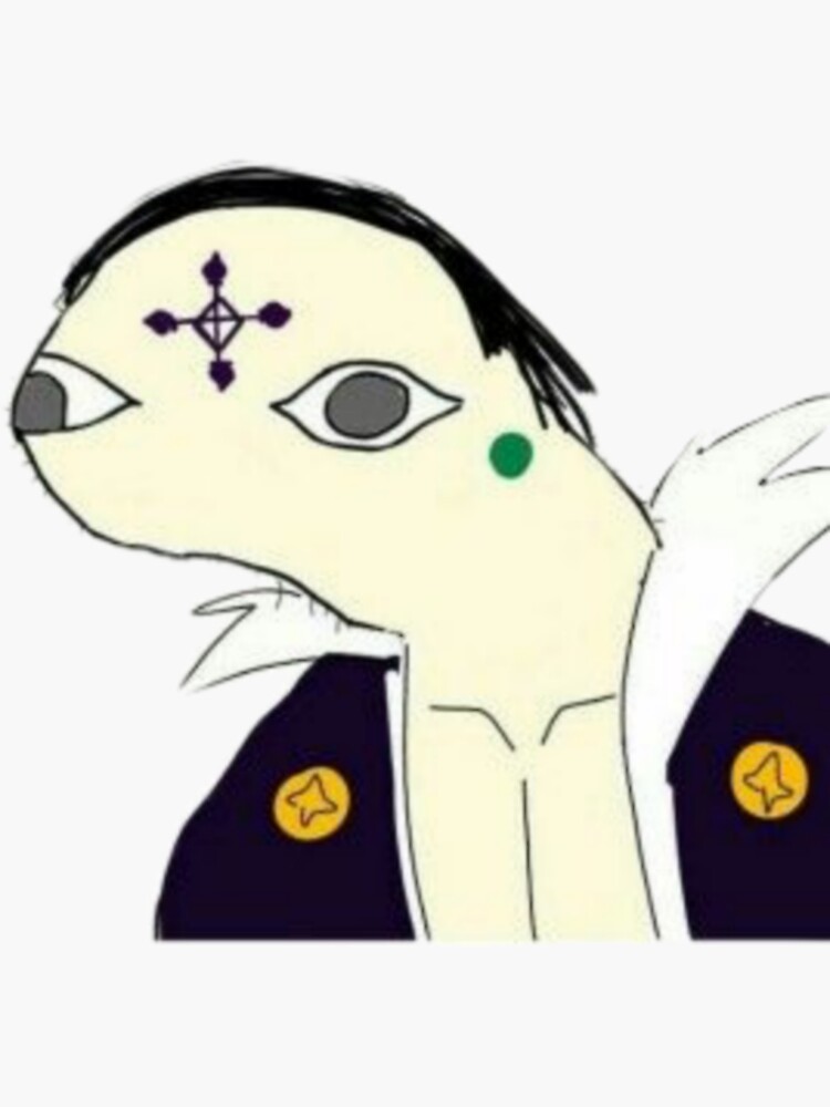 "Chrollo meme" Sticker for Sale by sickkick | Redbubble