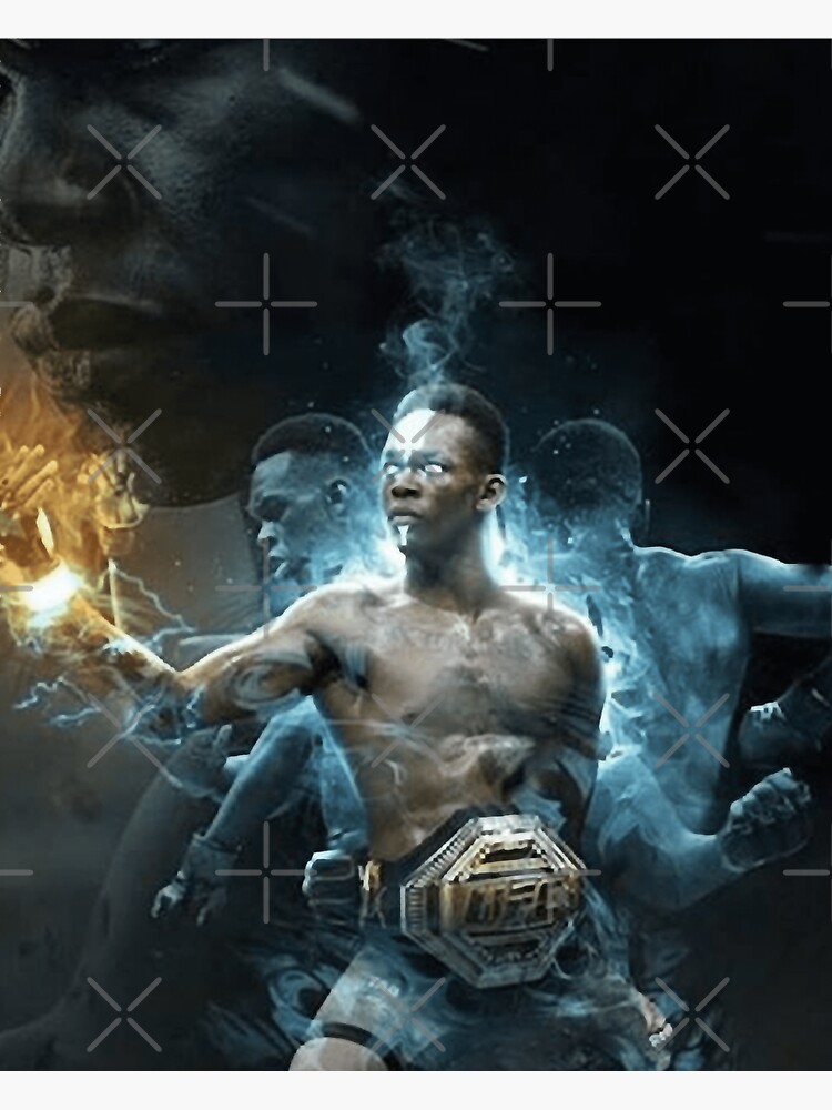 Pegatina «Blue Israel Adesanya y The Last Stylebender y diseño oficial ...