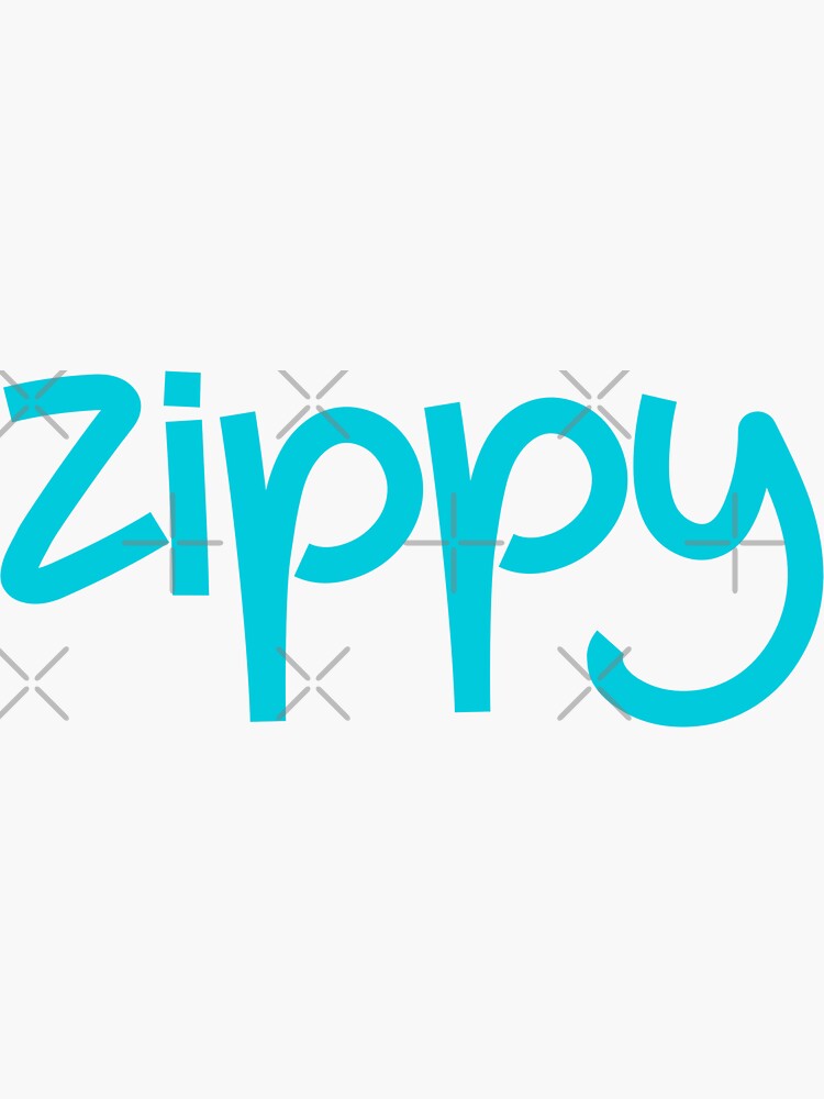 "Zippy, Funny Cool Best color art" Sticker for Sale by artdragongift ...