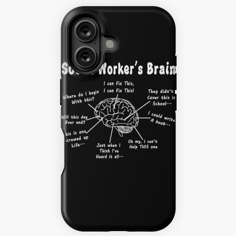 "Social workers brain" Poster for Sale by Garnettee | Redbubble