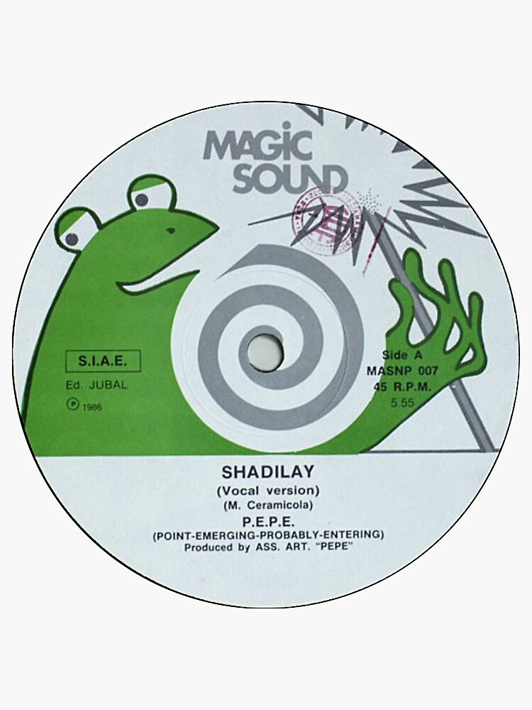 "Shadilay Original CD" Sticker for Sale by ILovePearl | Redbubble