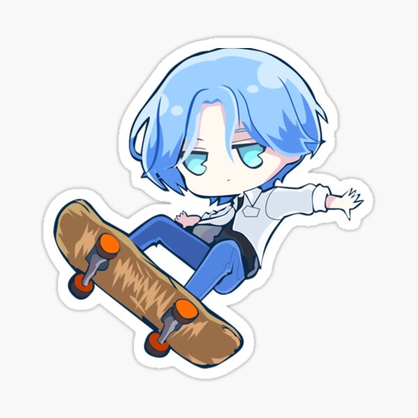 "Sk8 The Infinity - Langa Chibi " Sticker for Sale by LilylandArtl ...