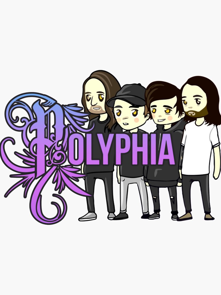 Pegatina «Polyphia Merch Banda Polyphia» de KristyGraham59 | Redbubble