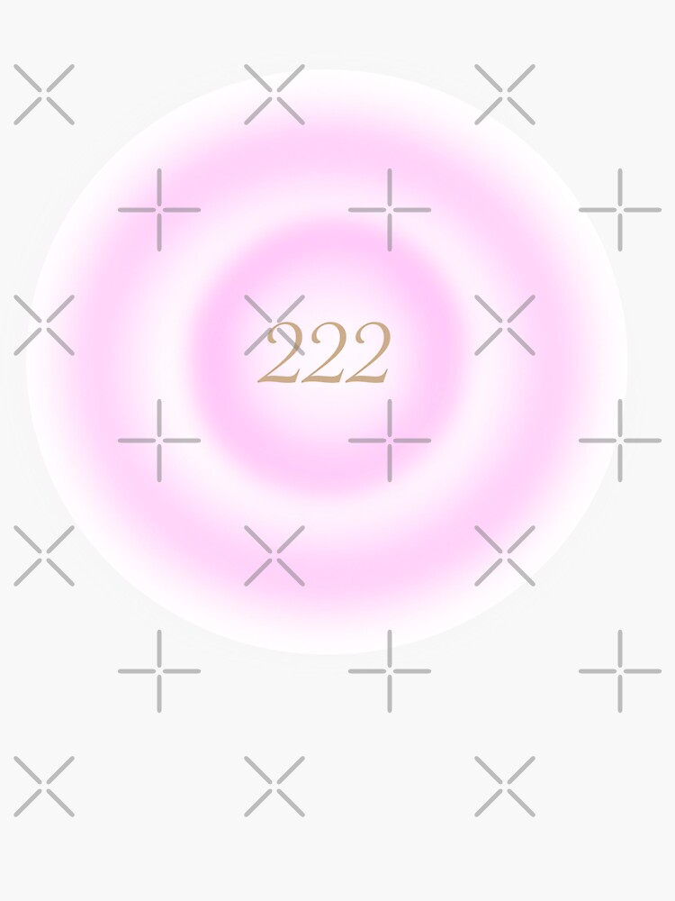 "Angel Numbers 222" Sticker for Sale by 11fresa11 | Redbubble