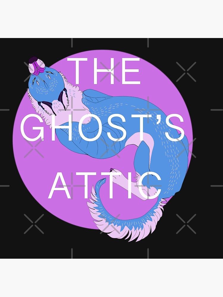 "The Ghosts Attic blue wolf" Poster for Sale by TheGhostsAttic | Redbubble