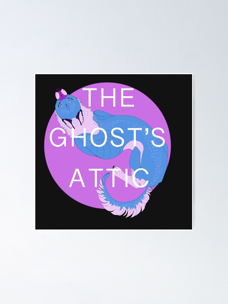 "The Ghosts Attic blue wolf" Poster for Sale by TheGhostsAttic | Redbubble