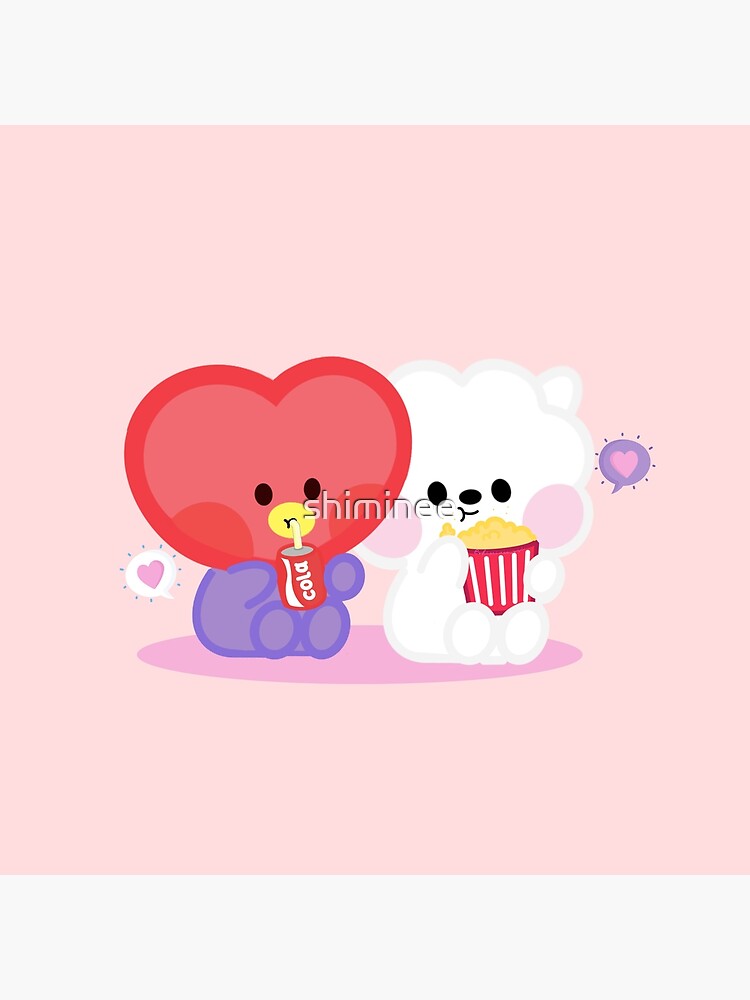"Cute BTS BT21 Character Minini Tata and RJ | Taejin | Movie Watch ...