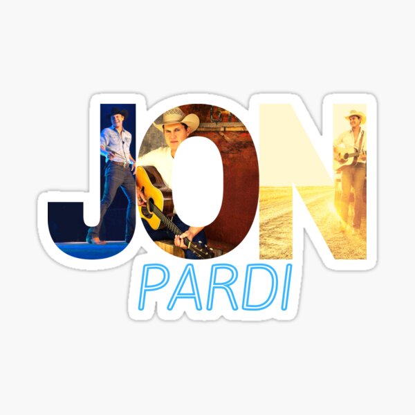 "Jon Pardi t shirt and sticker | Jon Pardi Hoodie" Sticker for Sale by loyalistwhiz | Redbubble