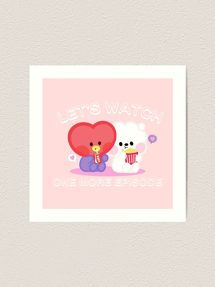 "Cute and Funny BTS BT21 Character Minini Tata and RJ | Taejin | one ...
