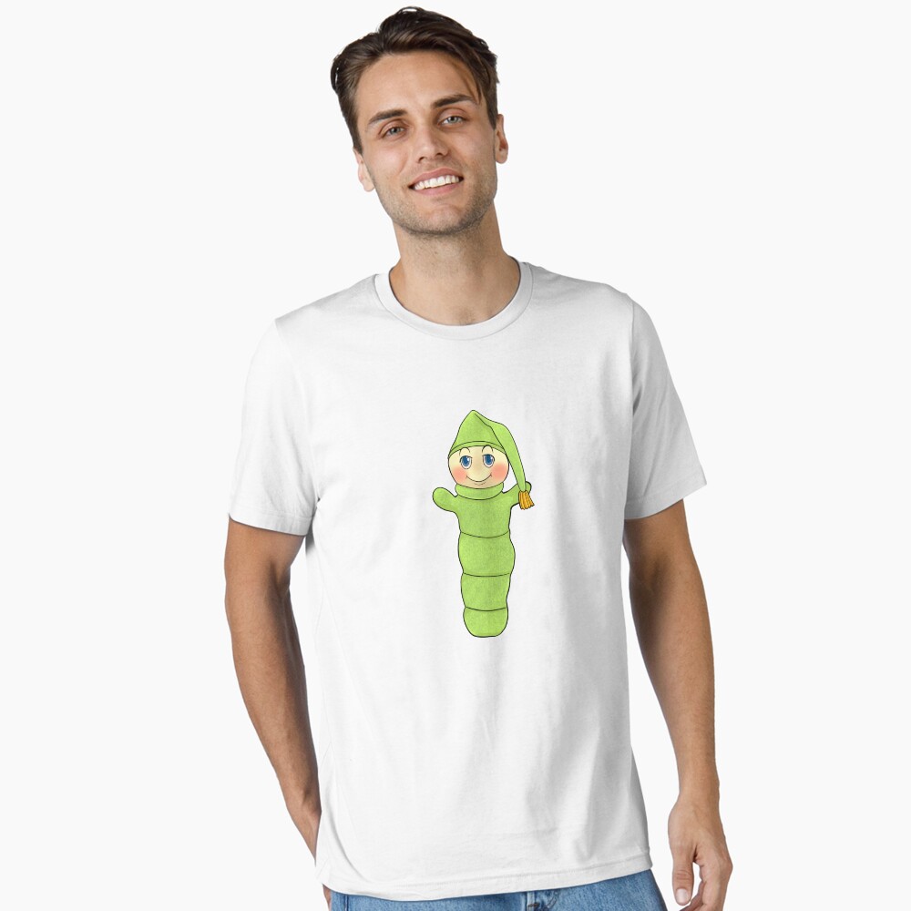 "Vintage Glo Worm Doll - Nostalgic 80's Toy - Glow Worm" Sticker for ...