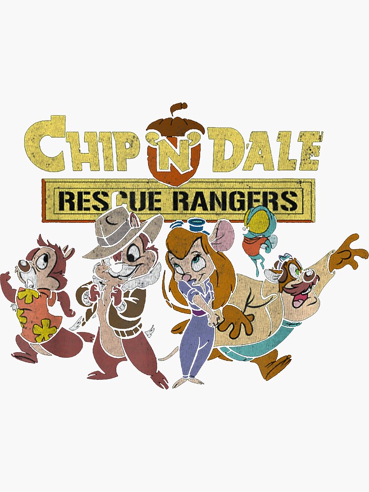"Rescue rangers" Sticker for Sale by vanminh036 | Redbubble