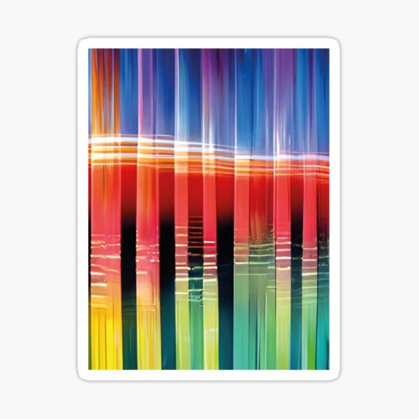"VERTICAL STRIPES " Sticker for Sale by Jowles | Redbubble