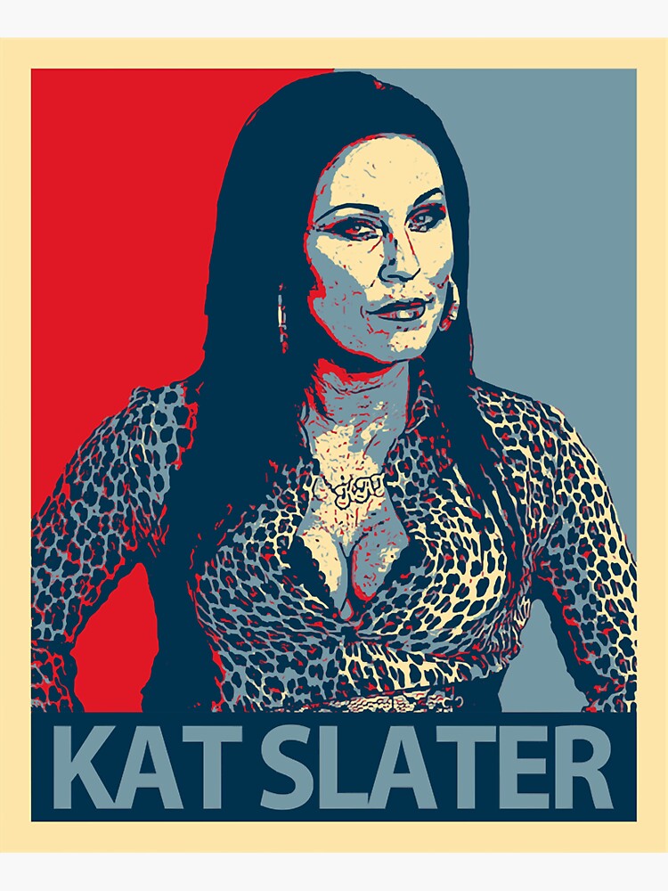 "Kat Slater " Sticker for Sale by WEEKDROPste | Redbubble