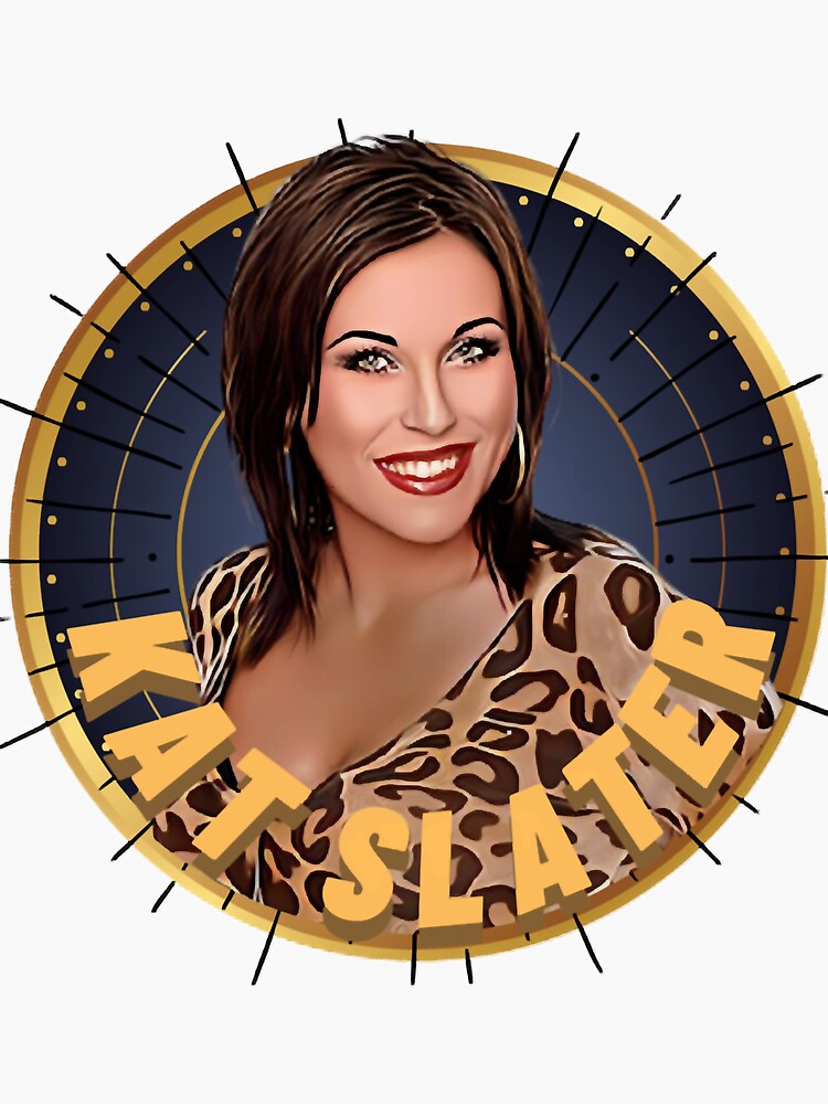 "kat slater Fitted" Sticker for Sale by WEEKDROPste | Redbubble