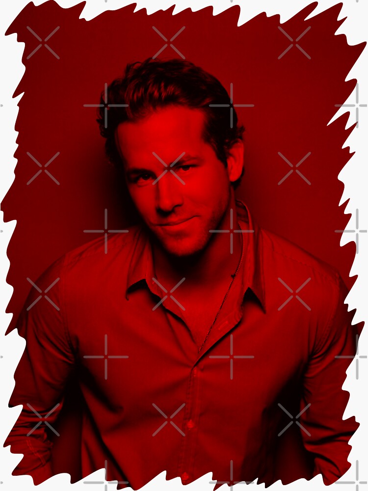 "Special Present Ryan Reynolds Celebrity Vintage Photograp" Sticker for ...