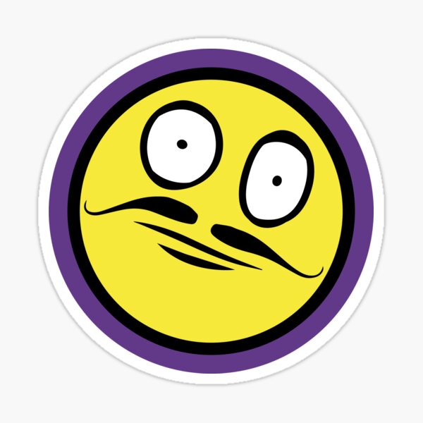 "Mi Scusi Yellow Purple" Sticker for Sale by jakobdeberg | Redbubble