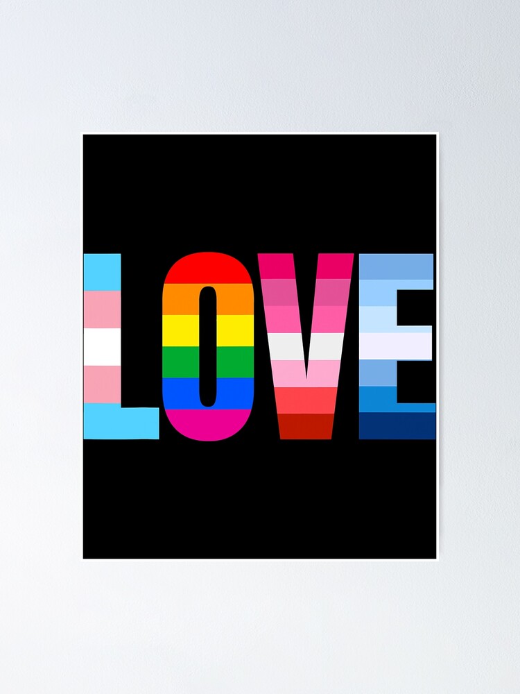 "LGBT Pride Rainbow Love LGBTQ Pride" Poster for Sale by GardNewerd ...