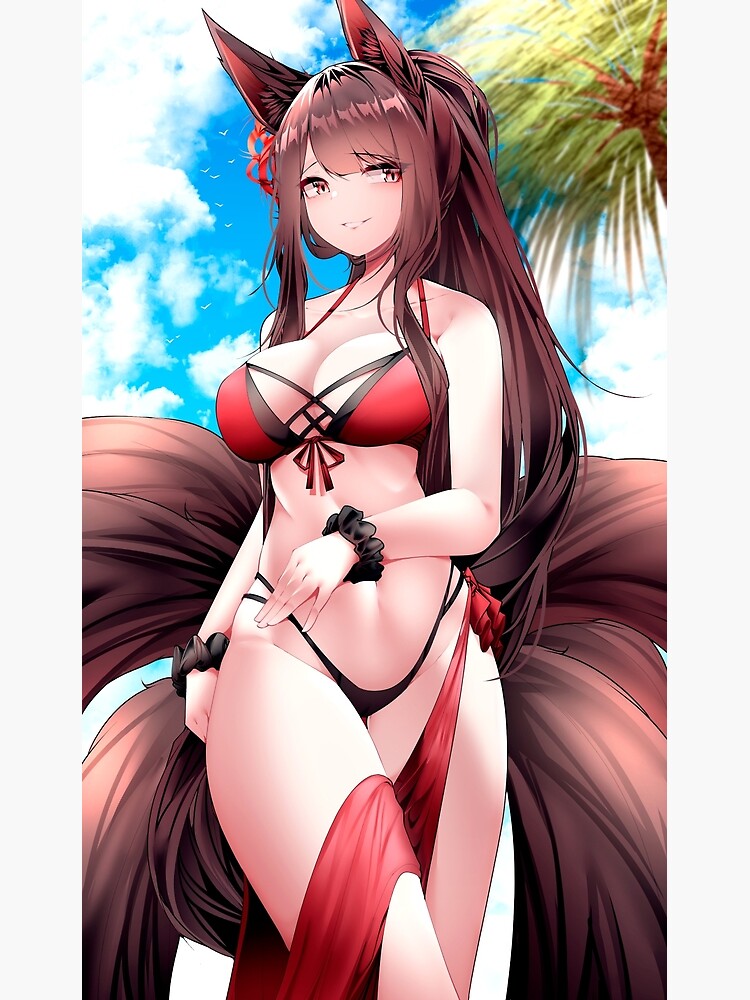 Lewd Fox Akagi Sexy Tits Boobs Thighs Thicc Azur Lane Al Hot Hentai