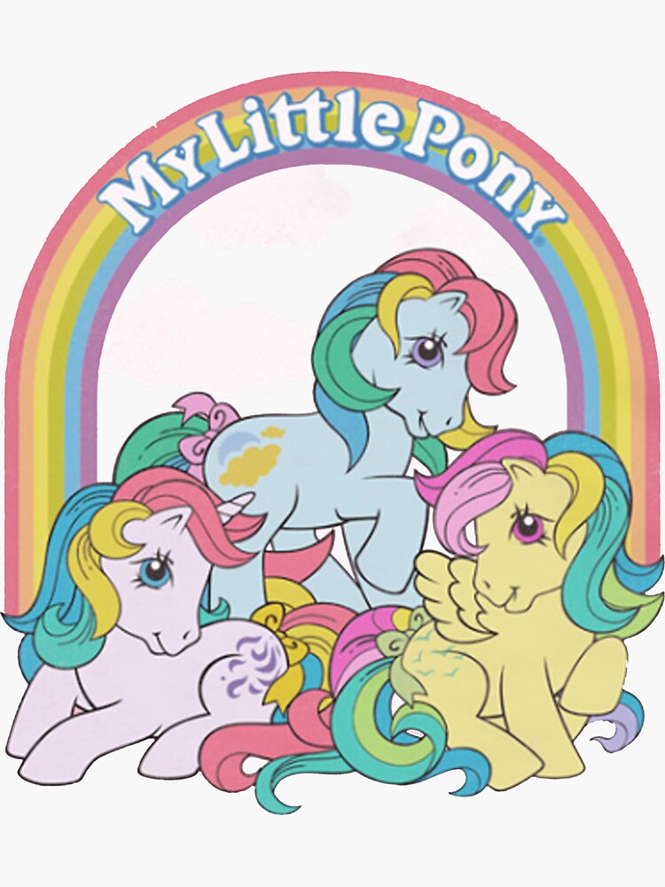 "My little pony classic" Sticker for Sale by baotrinh58 | Redbubble