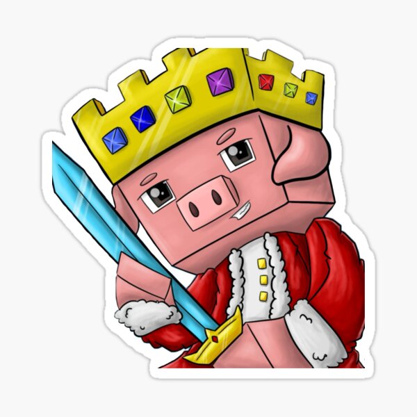 "Technoblade !" Sticker for Sale by SharonTheFirst | Redbubble