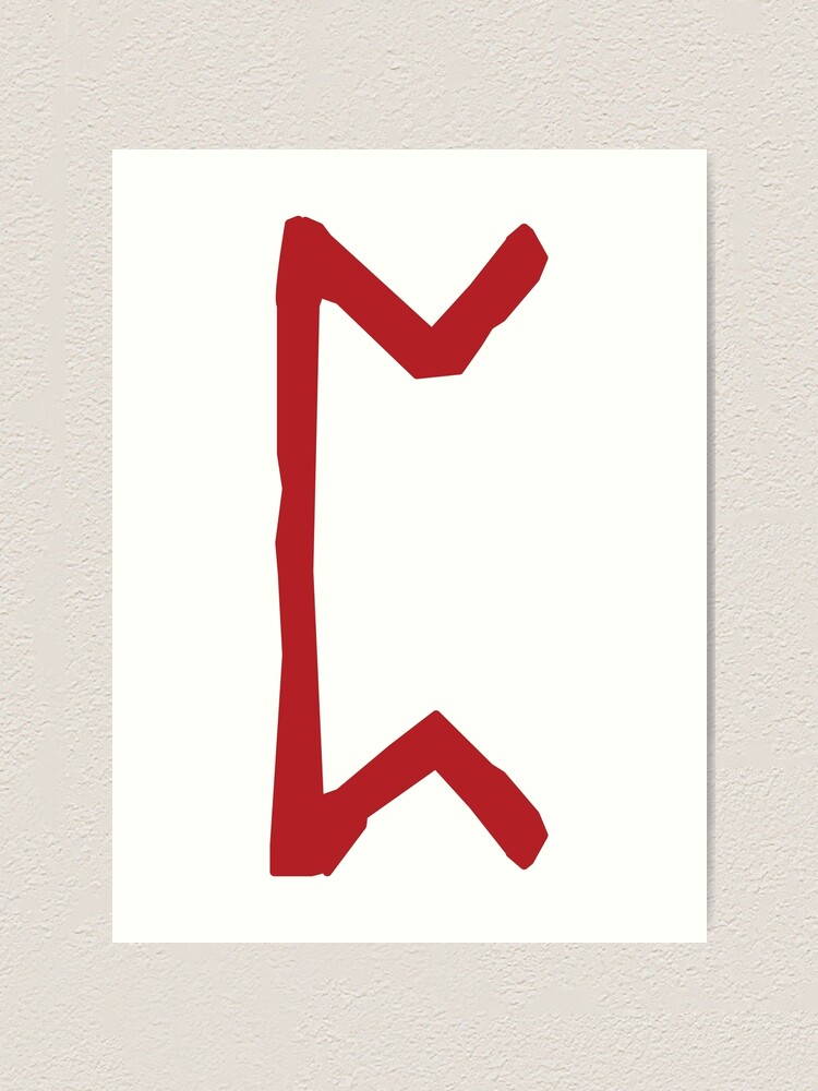 "Viking Rune - Perthro Elder Futhark Runic Luck Symbol" Art Print for ...