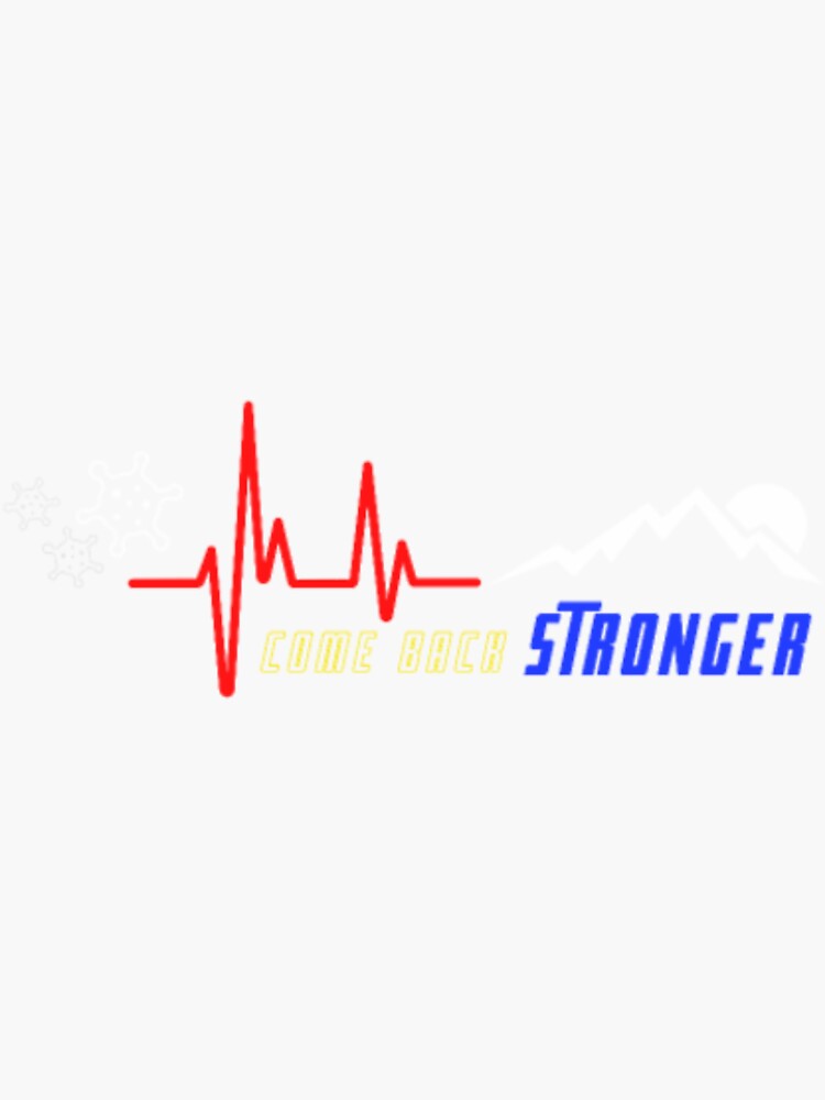 "Covid19 Come Back Stronger" Sticker for Sale by firastudio | Redbubble