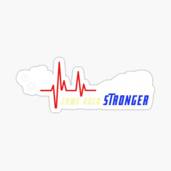 "Covid19 Come Back Stronger" Sticker for Sale by firastudio | Redbubble