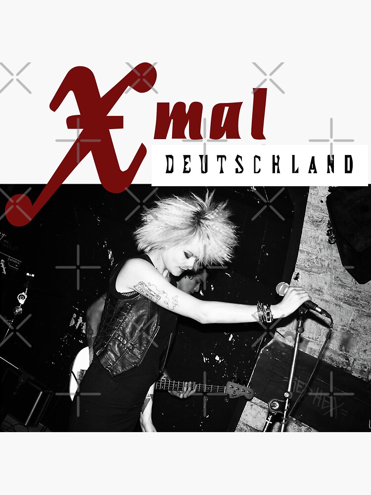 "Xmal Deutschland" Sticker for Sale by NostalgiaAttic | Redbubble