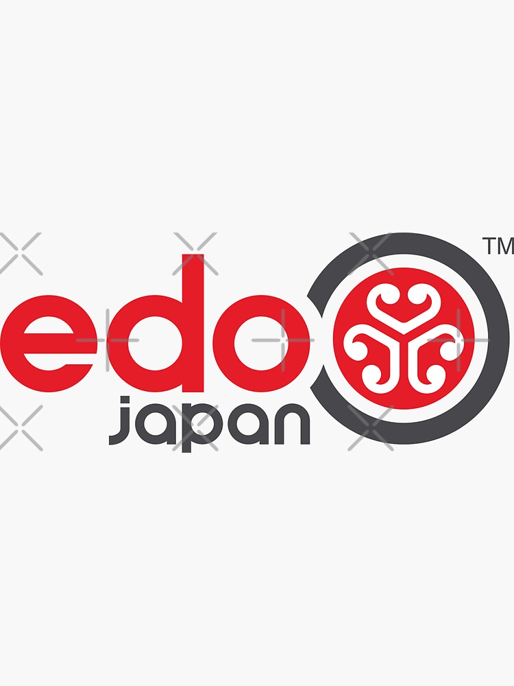 "Edo Japan (restaurant)" Sticker for Sale by Rafoyarts | Redbubble
